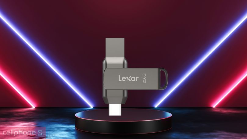 USB Lexar JumpDrive Dual D400 3.1 Type C 256GB | Giá rẻ