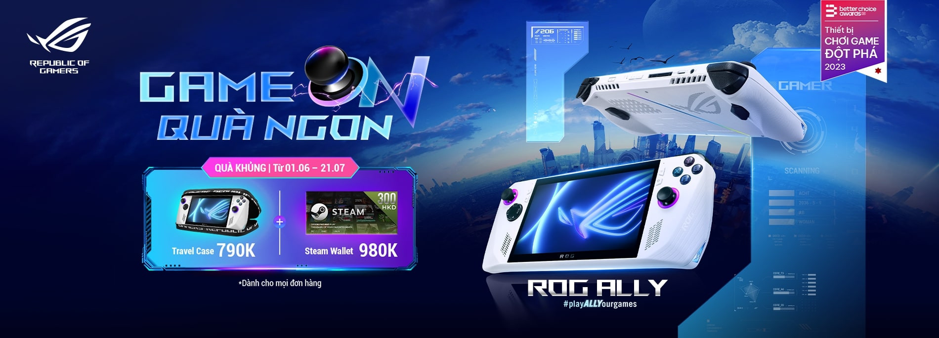 ROG Ally - Game On quà ngon