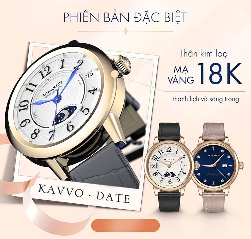 Đồng hồ thông minh KAVVO Date | Giá rẻ 01/2025, giao 2H