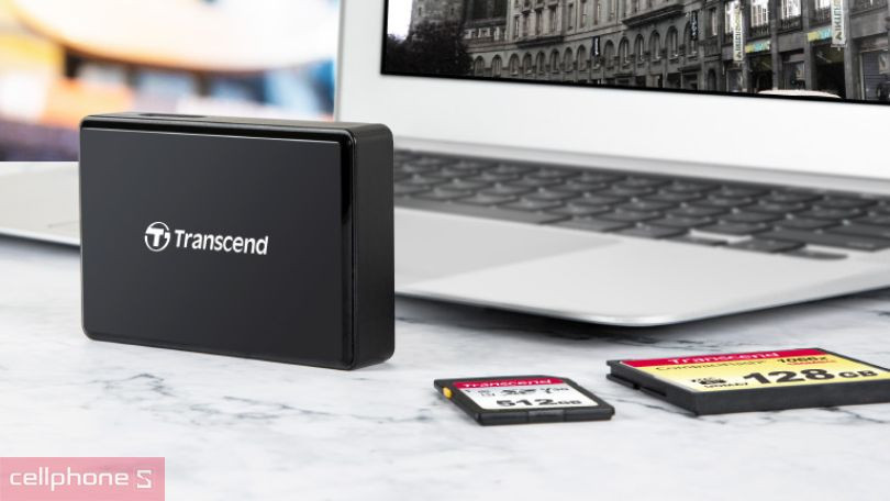 Đầu đọc thẻ nhớ Transcend TS-RDF8K2 USB 3.1 gen 1 | Giá rẻ