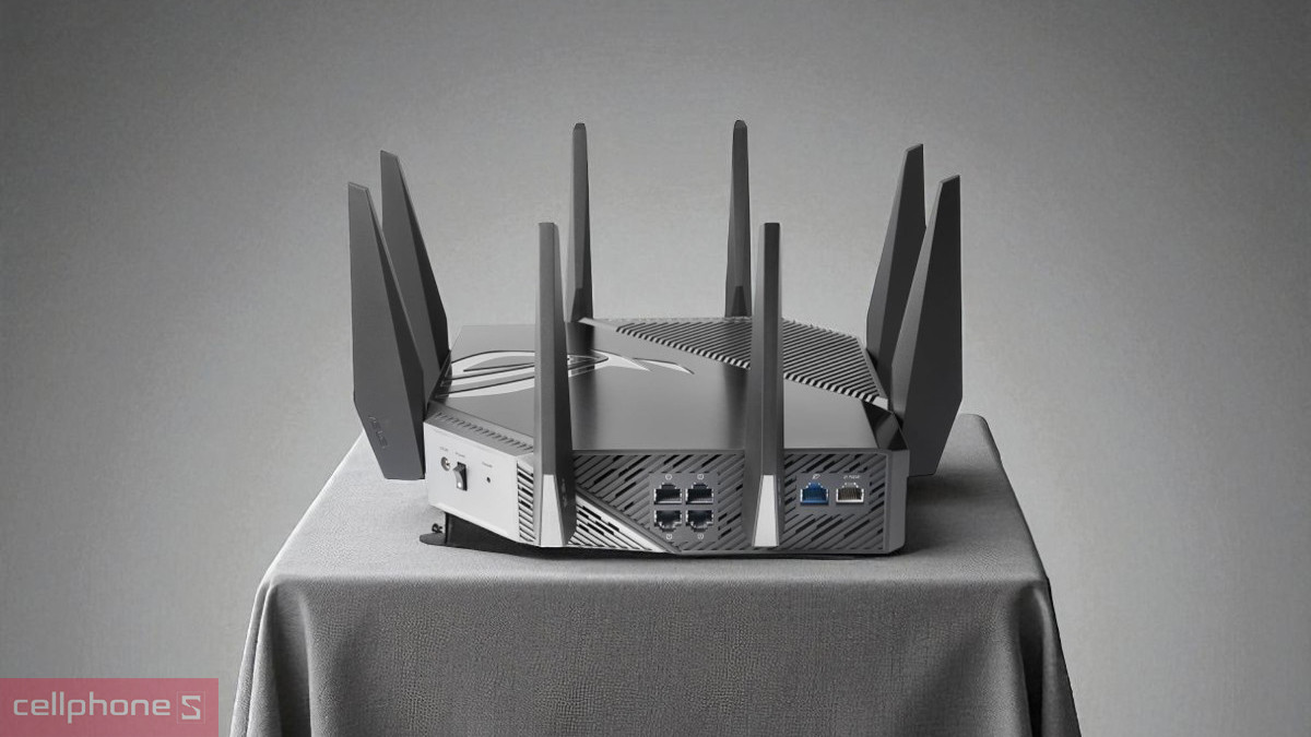 Router Wifi 6 Asus Rog Rapture GT-AXE11000 | Giá rẻ