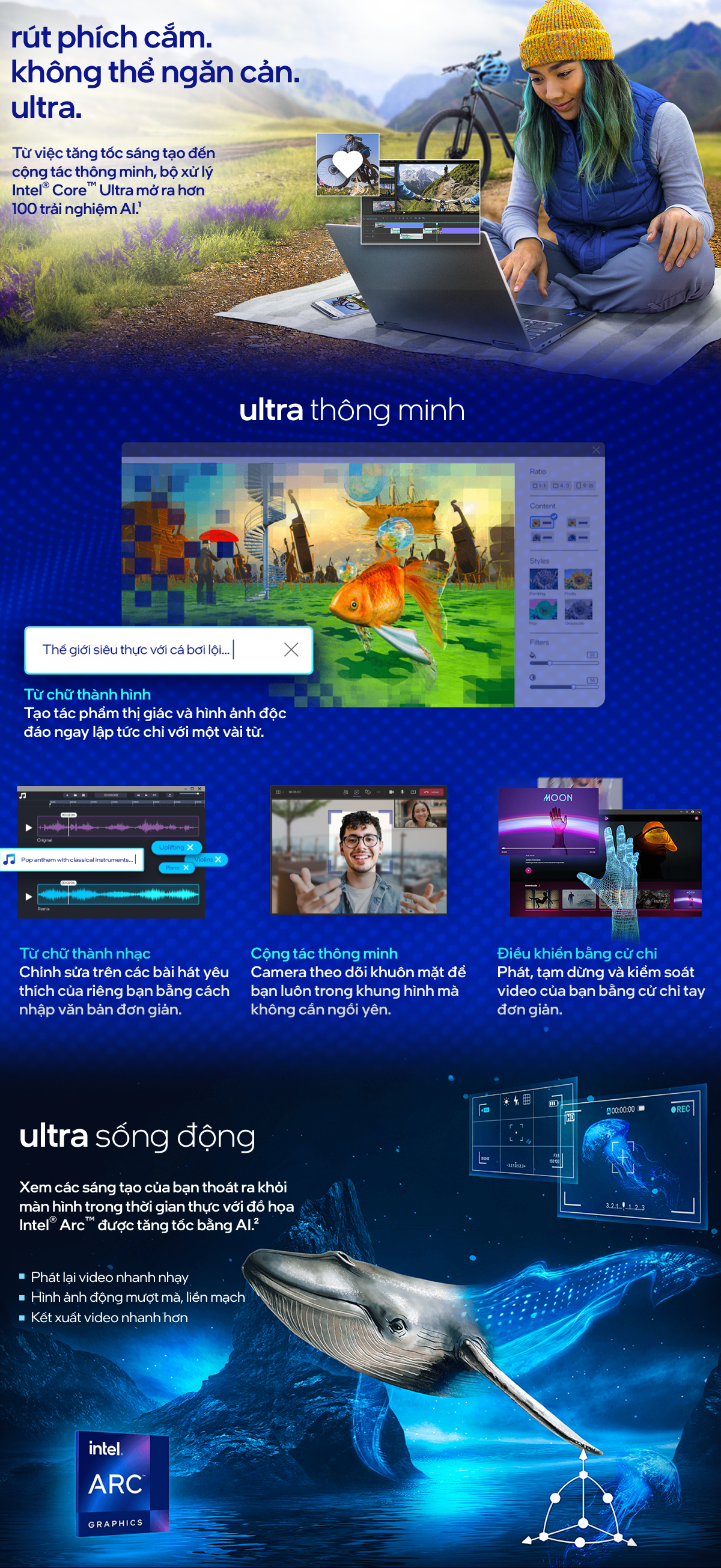 Laptop intel Core Ultra