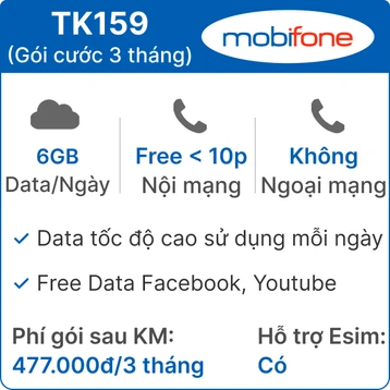 Sim 4G Mobifone | Sim Mobifone 4G data khủng, tiết kiệm