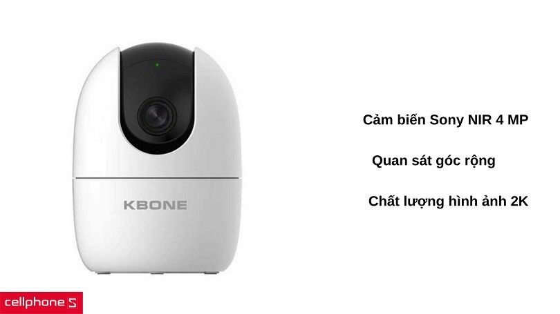 Camera IP WiFi KBVISION KBONE KN-H41P 2K 4.0MP | Giá rẻ