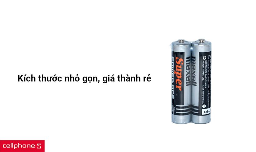 Pin Super Ace AAA Maxwell vỉ 2 viên | Gia