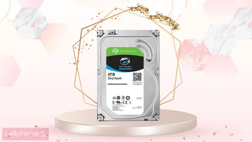 Ổ cứng HDD Seagate Skyhawk 4TB 3.5 inch SATA III ST4000VX016 | Giá rẻ