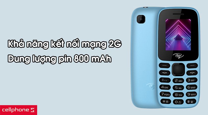 Điện thoại Itel IT2171 chính hãng, giá rẻ, trả góp 0%