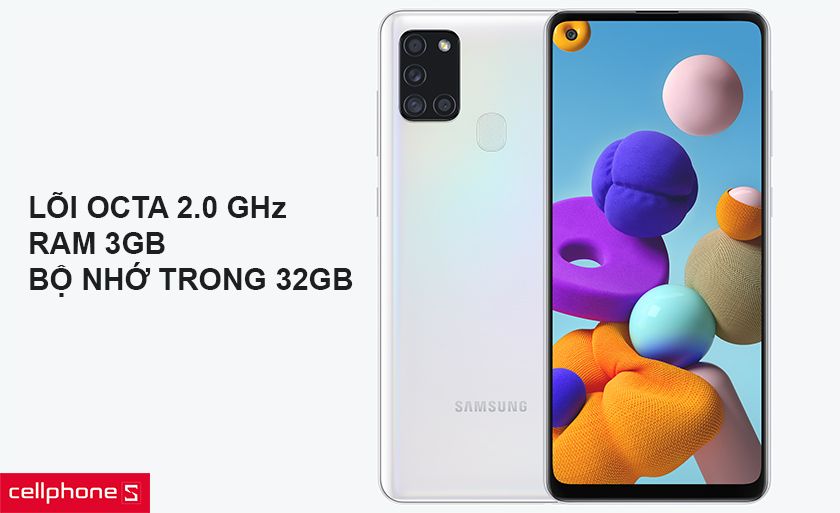 Samsung Galaxy A21s - Giá rẻ NHẤT, khuyến mãi HẤP DẪN