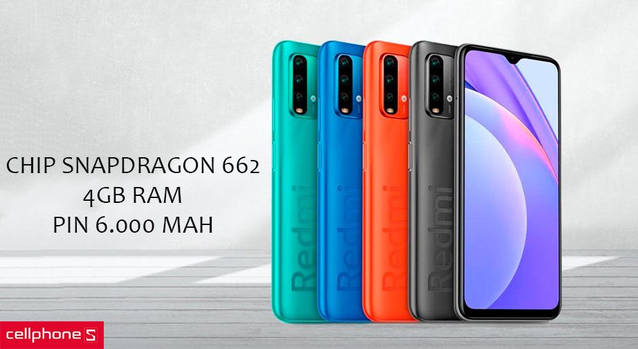 Điện thoại Xiaomi Redmi 9T (6GB/128GB) - Giá rẻ, trả góp 0%