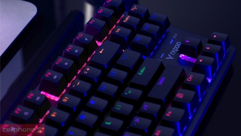 Bàn phím cơ không dây Rapoo V500 Pro Multimode TKL 87 | Chính hãng, giá rẻ