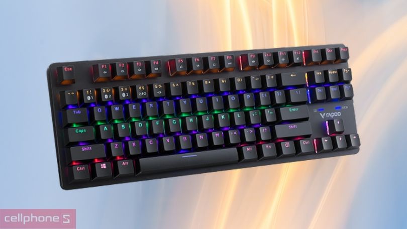 Bàn phím cơ không dây Rapoo V500 Pro Multimode TKL 87 | Chính hãng, giá rẻ