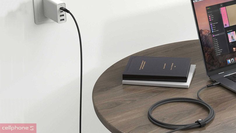 Cáp Type C - Type C HyperDrive HD-CBG601 2m | Giá rẻ