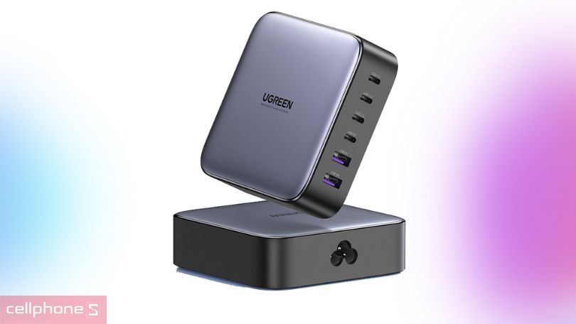 Củ sạc nhanh Ugreen GaN II 6 cổng PD PPS 200W CD271 40913 | Giá rẻ