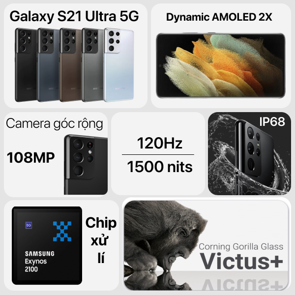 Điện thoại Samsung Galaxy S21 Ultra 5G | Lên đời giá ưu đãi