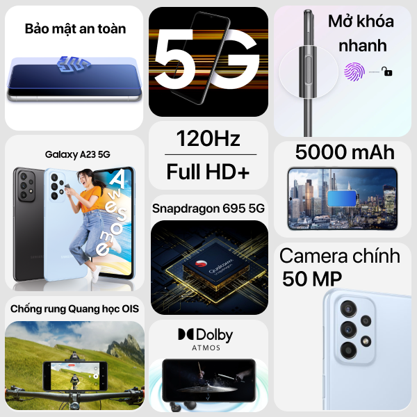 Samsung Galaxy A23 5G (4/128GB) | Chính hãng giá siêu mềm