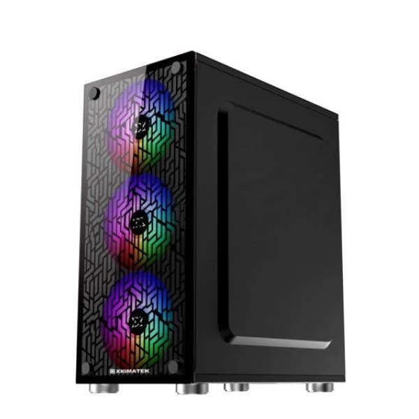 Case máy tính Xigmatek MYX 3F (3 FAN) M-ATX Đen | Giá rẻ