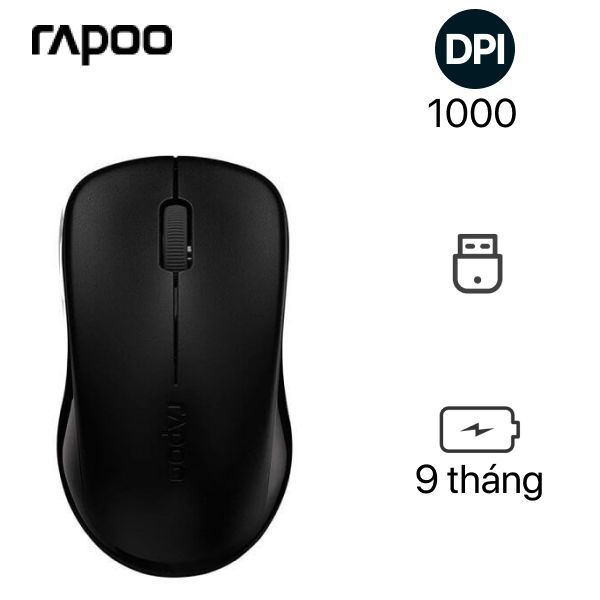 Chuột không dây Rapoo 1680 Silent | Giá rẻ