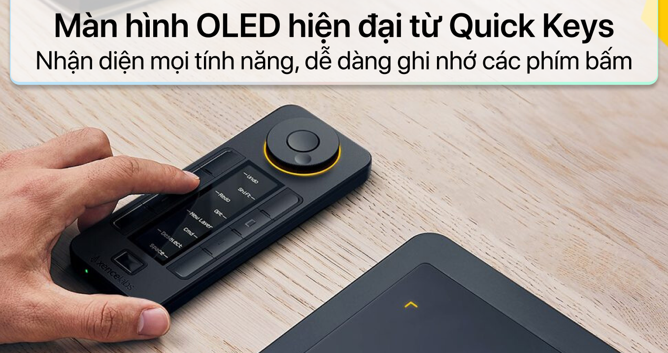 Điều Khiển Remote Xencelabs Quick Keys Wireless OLED | Giá rẻ