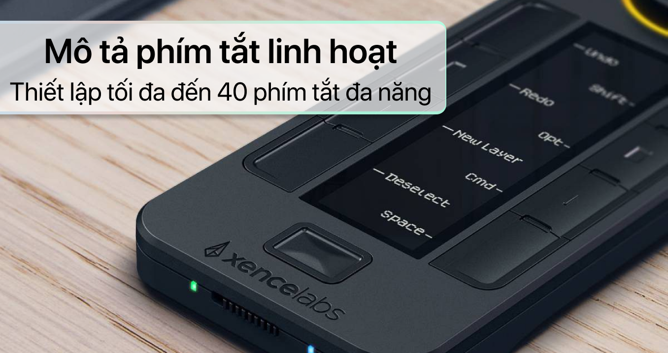 Điều Khiển Remote Xencelabs Quick Keys Wireless OLED | Giá rẻ