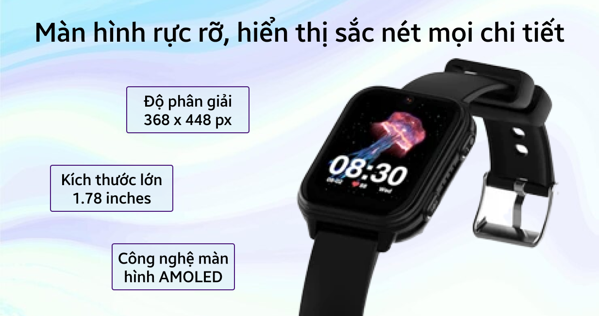 Đồng hồ định vị trẻ em Wonlex KT33 | Góp 0%, Tặng sim data