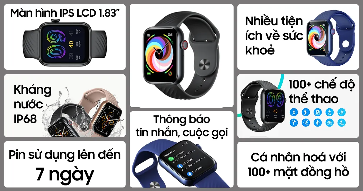 Đồng hồ thông minh Itel ISW-O11 - Đã Kích Hoạt | Giá rẻ
