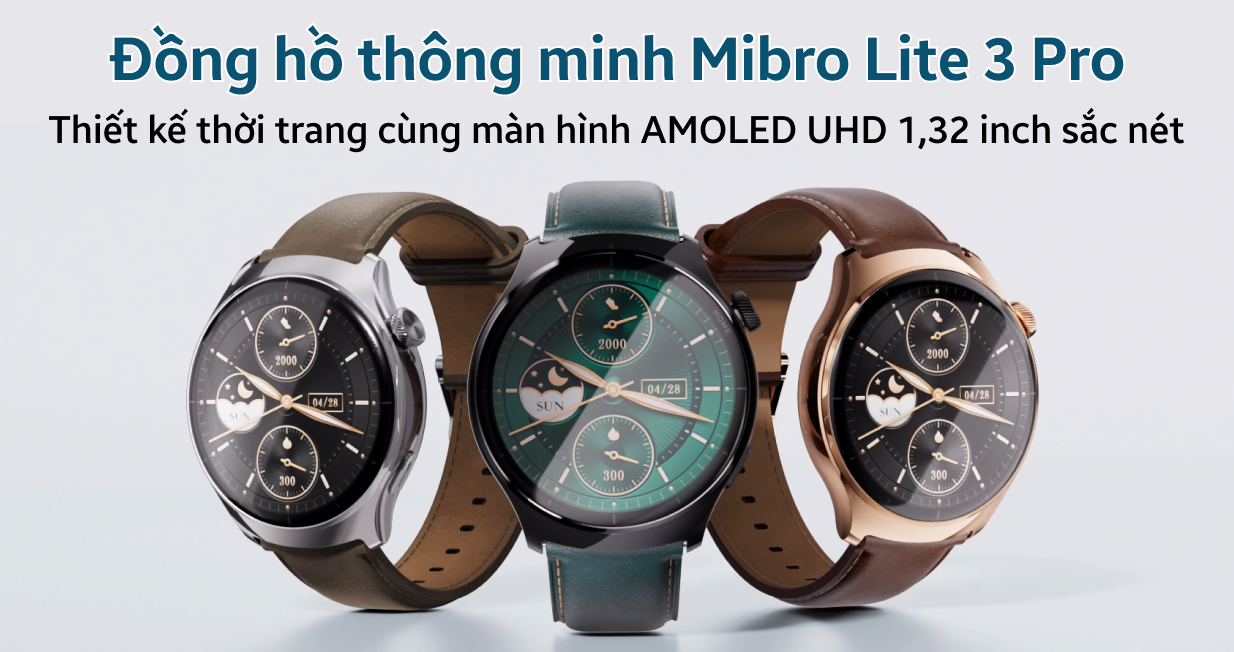 Đồng hồ Mibro Lite 3 Pro | Giá tốt 03/2026, giao nhanh 2H