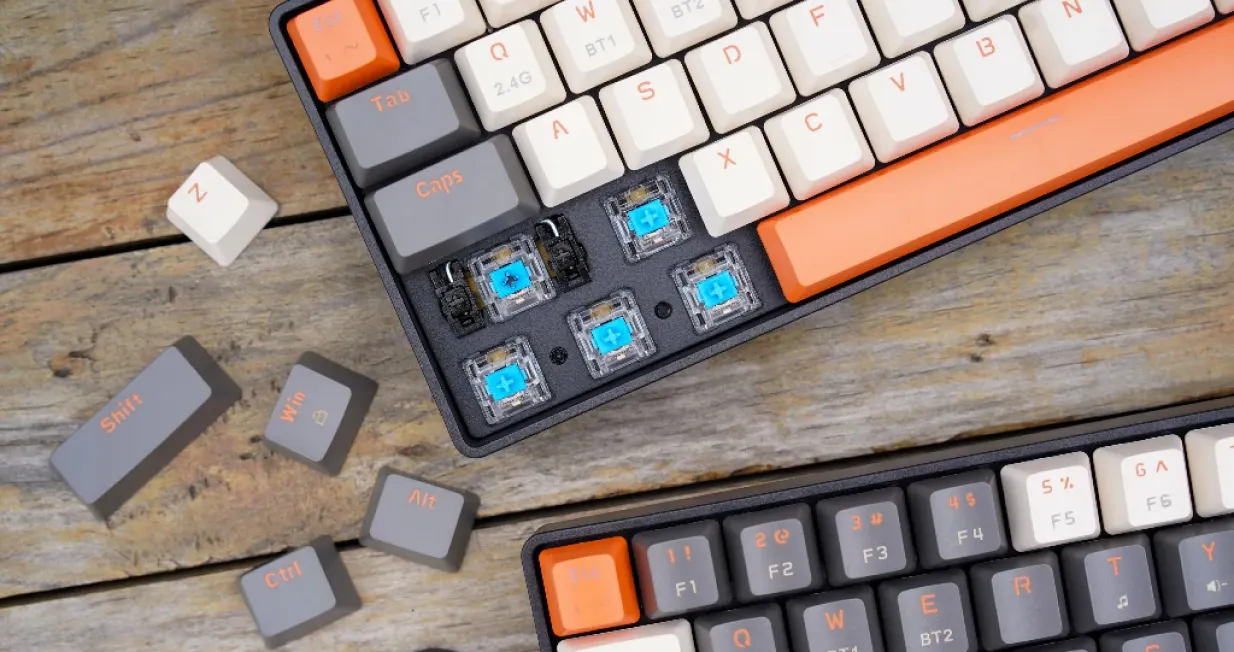 Bàn phím cơ E-DRA không dây EK368L Alpha | Giá rẻ