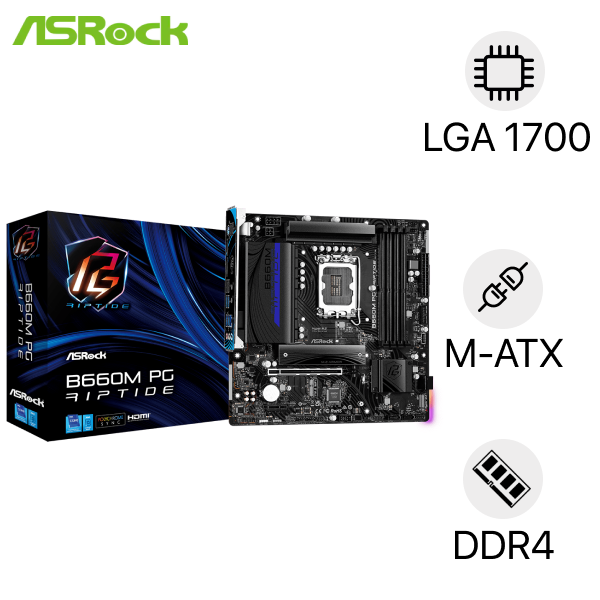 Mainboard ASRock B660M Pro Riptide | Giá rẻ