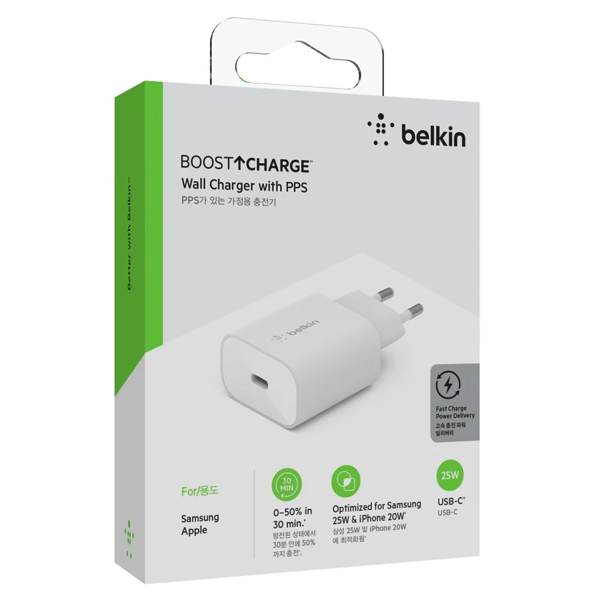 Củ Sạc Nhanh Belkin Pd 25w Chân Tròn Giá Rẻ