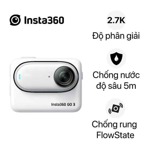 Camera hành trình Insta360 Go 3 64GB | Chính hãng giá rẻ, góp 0%