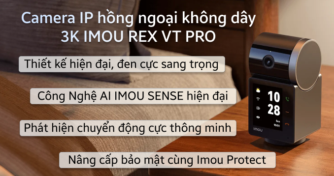 Camera IP 360 độ 5MP IMOU 3K REX VT Pro - Cũ | Giá rẻ
