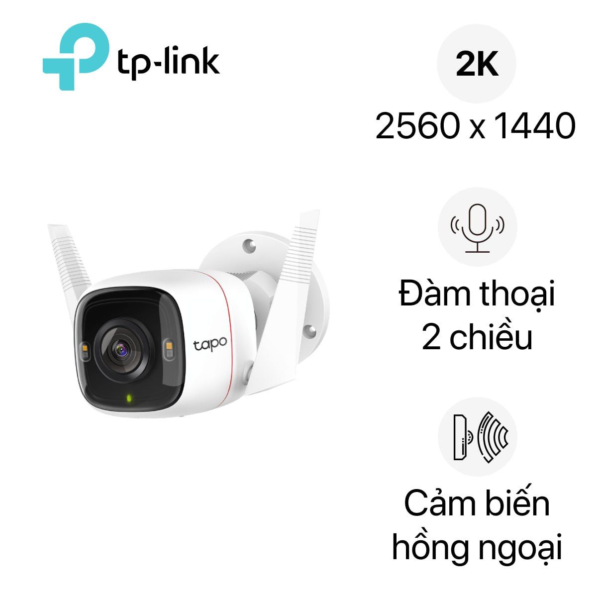 Camera IP Wifi TP-Link Tapo C320WS 2K | Giá rẻ, chính hãng