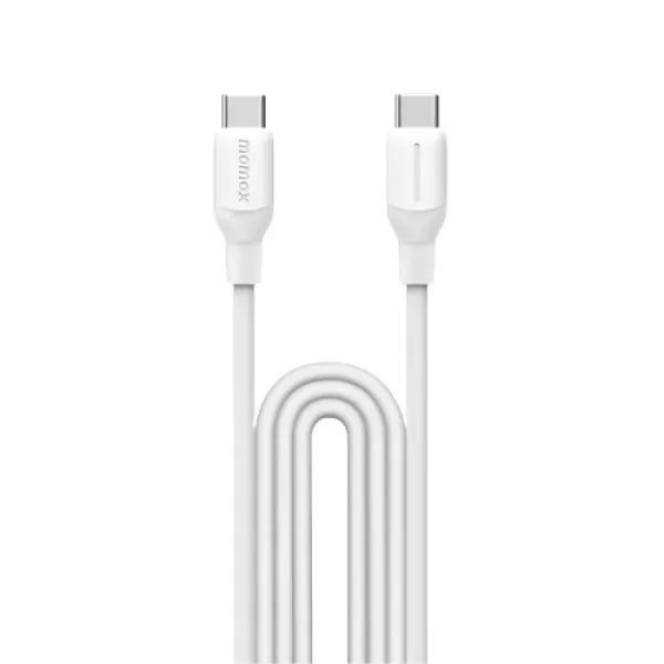 Cáp sạc chuyển đổi Momax silicon USB-C to USB-C 60W dài 1.2m - Cũ | Giá rẻ