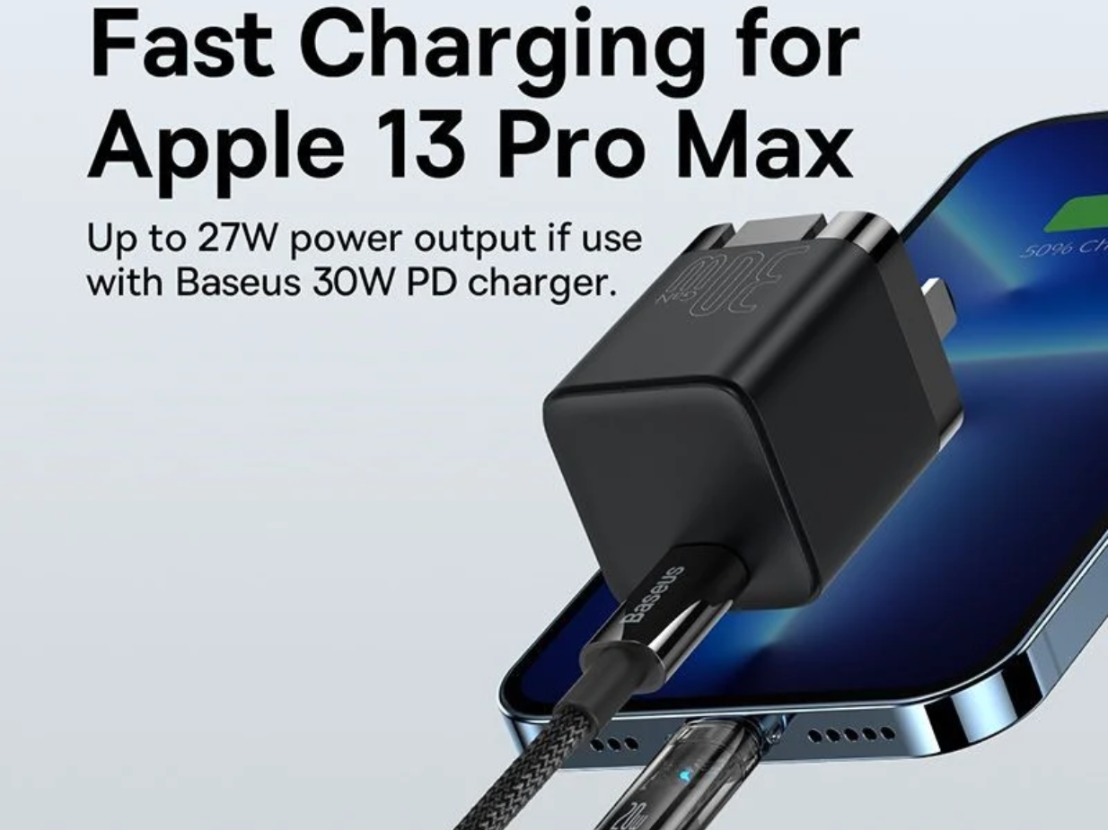 Cáp sạc nhanh tự ngắt Baseus Explorer Series Type-C to Lightning 20W 2m | Chính hãng, giá rẻ