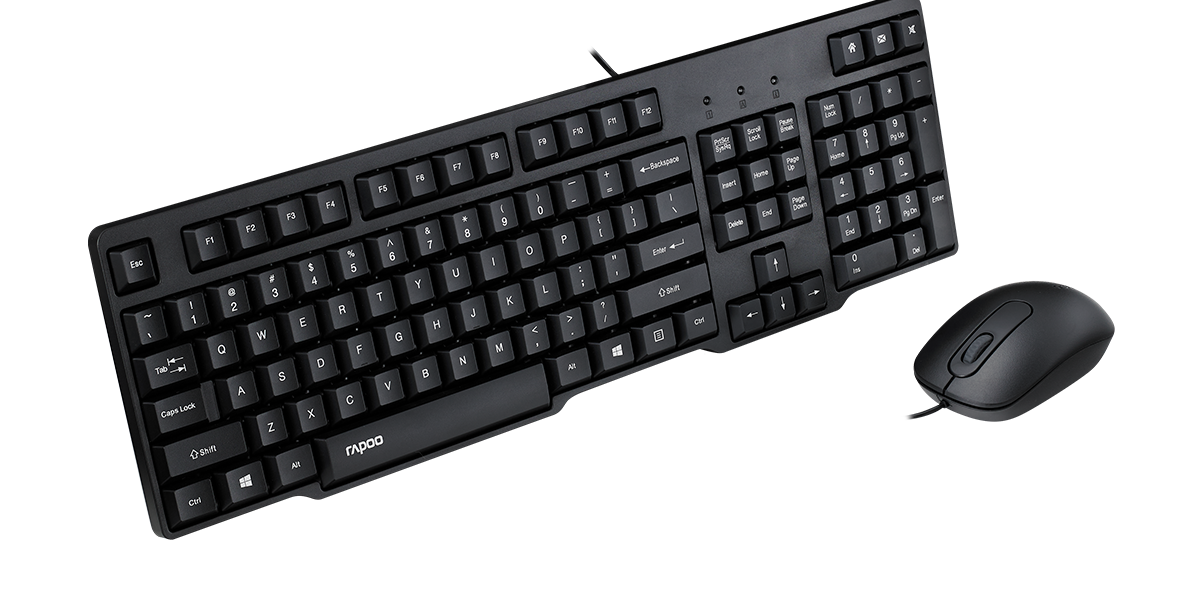 So sánh Combo bàn phím + Chuột có dây Rapoo X130