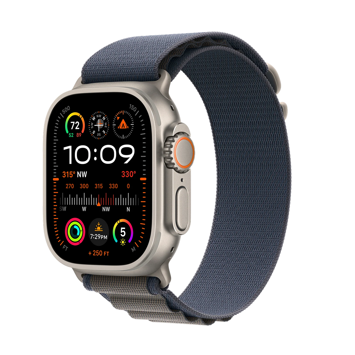 Dây đeo Apple Watch Alpine Loop 44/45/46/49mm Medium Blue - MT5L3FE/A ...