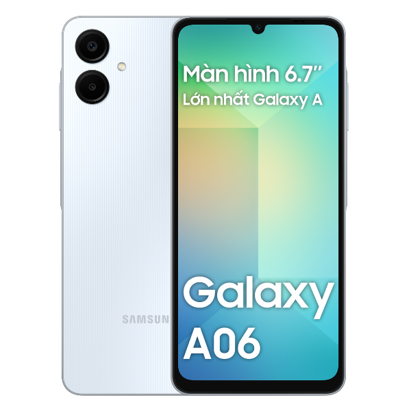 Samsung Galaxy A06 (4/128GB) Giá rẻ pin trâu, mỏng nhẹ