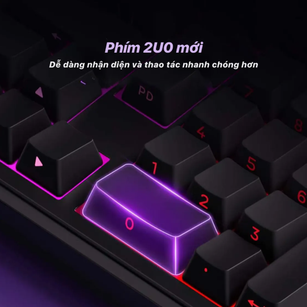 Bàn phím cơ không dây Aula F99 Pro xám đen gradient | Giá rẻ