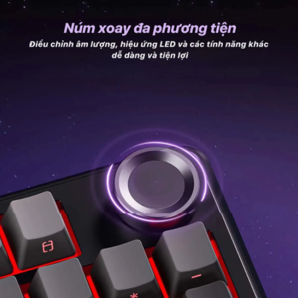 Bàn phím cơ không dây Aula F99 Pro xám đen gradient | Giá rẻ