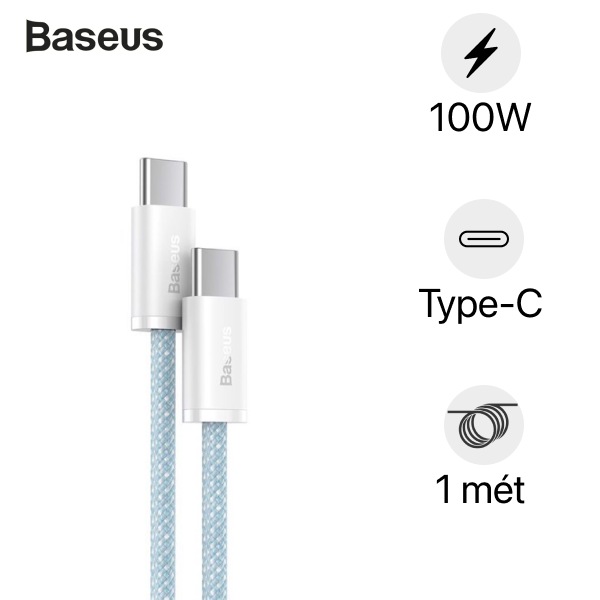 So sánh M90 và Cáp Type C - Type C Baseus Dynamic 1m