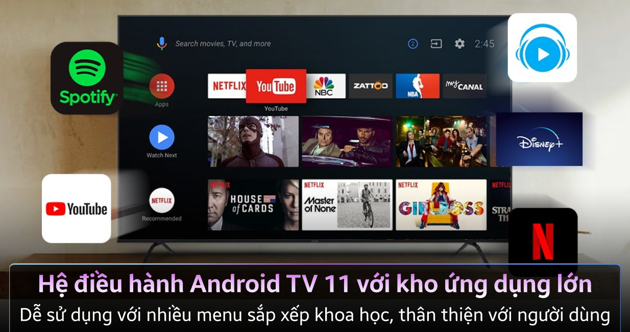 Google Tivi AQUA UHD 4K 50 inch 2024 (AQT50K800UG) | Giá tốt, Góp 0%