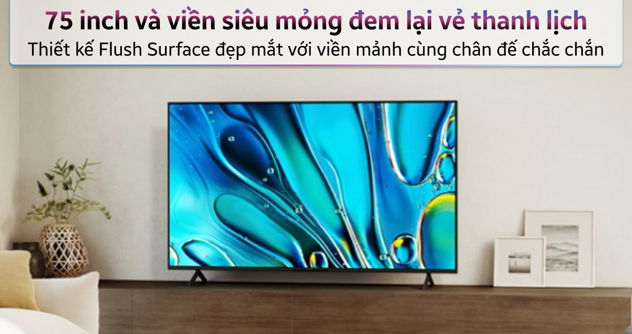 Google Tivi Sony 4K 75 inch (K-75S30) | Giá cực tốt