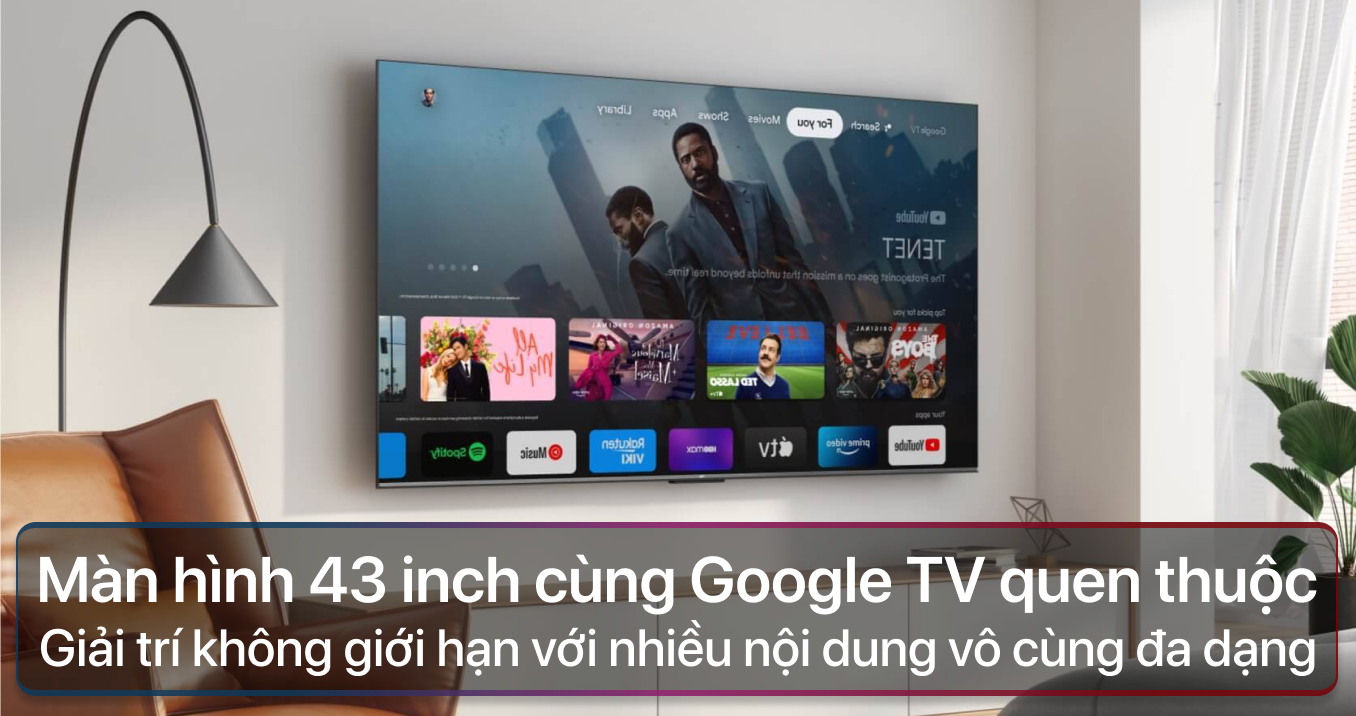 Tivi TCL 43P737 4K 43 inch giá tốt | Ưu đãi cực khủng