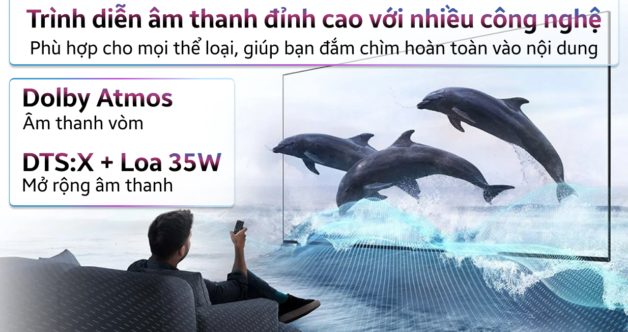 Google Tivi TCL QLED 4K 65 inch 2024 (65C69B) | Giá tốt