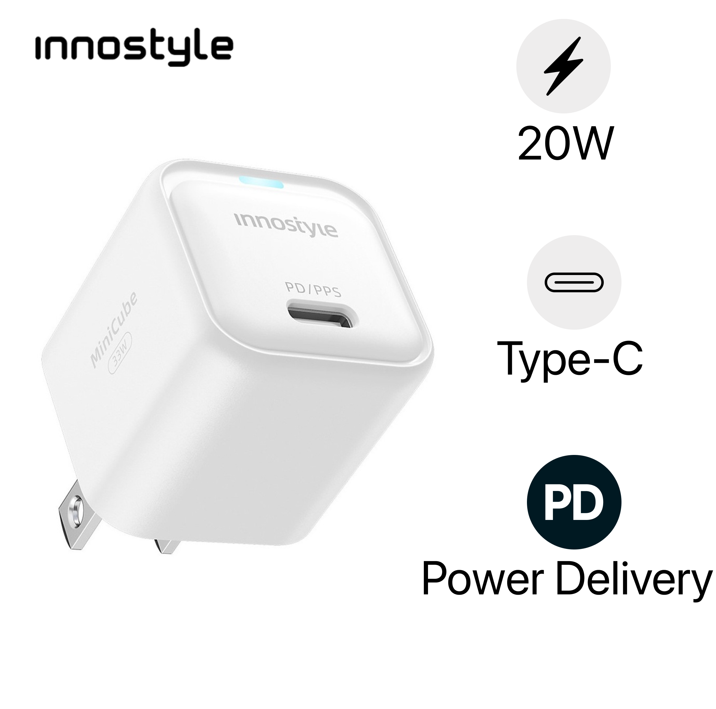 Củ sạc Innostyle Ultra Minicube 20W siêu nhỏ - Cũ | Giá rẻ
