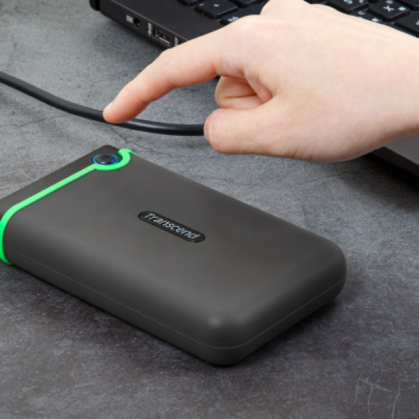 Ổ cứng di động HDD Transcend Storejet 25M3C USB-C 4TB | Giá rẻ