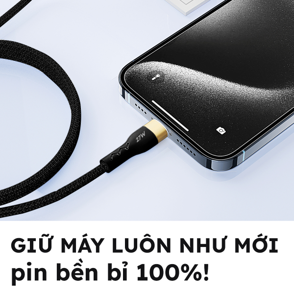 Cáp StarGO Ultralink L1 từ tính Type-C To lightning 27W dài 1.2m - Cũ ...