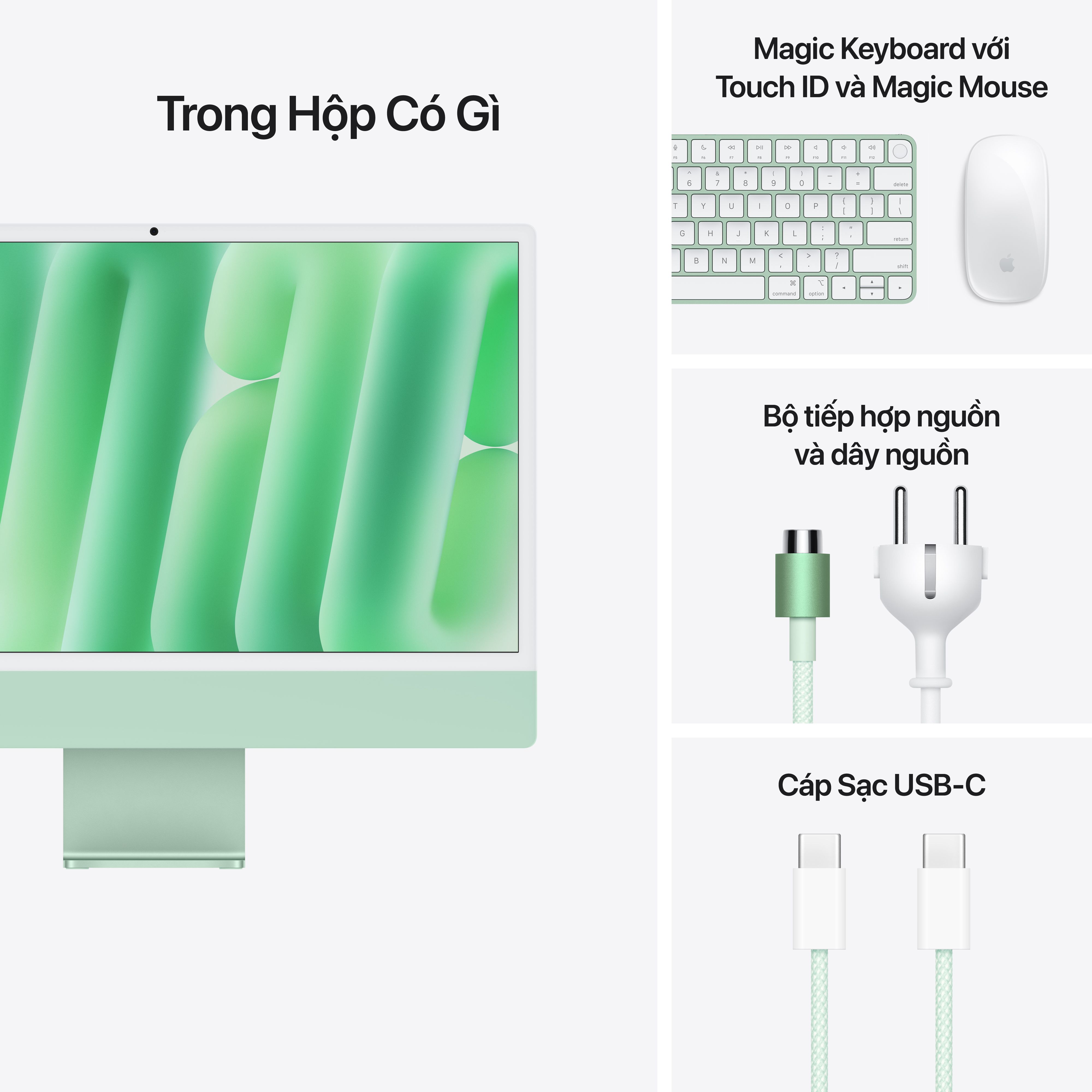iMac M4 2024 24 inch 10CPU 10GPU 24GB 512GB | Giá rẻ, trả góp 0%