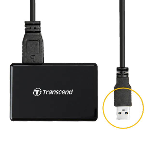 Đầu đọc thẻ nhớ Transcend TS-RDF8K2 USB 3.1 gen 1 | Giá rẻ