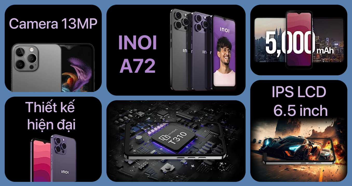 INOI A72 4GB 128GB - Cũ Trầy Xước | Giá rẻ